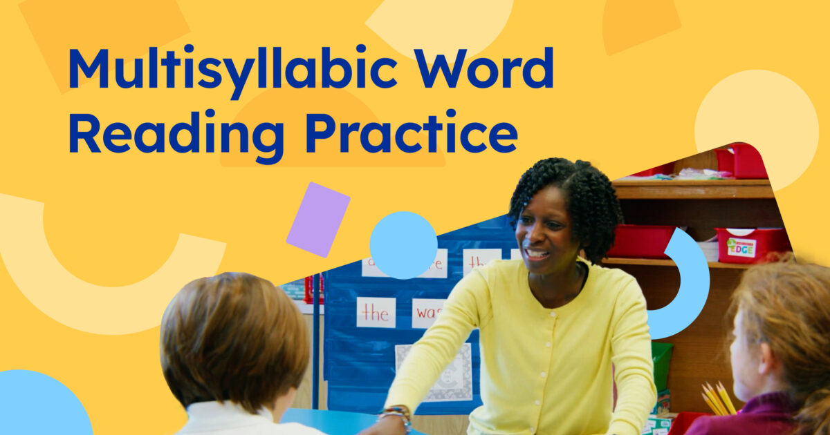Reading Universe | Multisyllabic Word Reading Practice Video