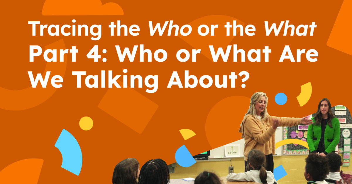Reading Universe | Tracing the "Who" or the "What" - Part 4: Who (or…