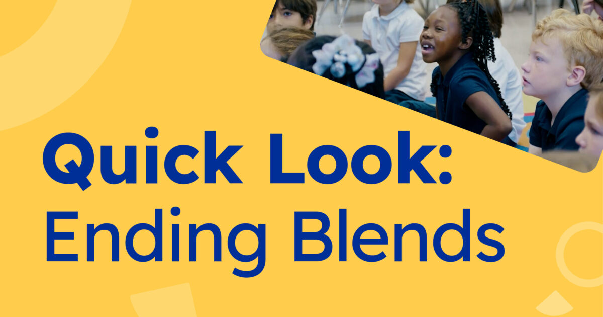 Reading Universe | Video: Teaching Ending Blends