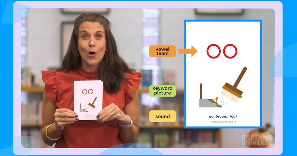 Reading Universe | Flash Card Demo: Vowel Team 'oo'