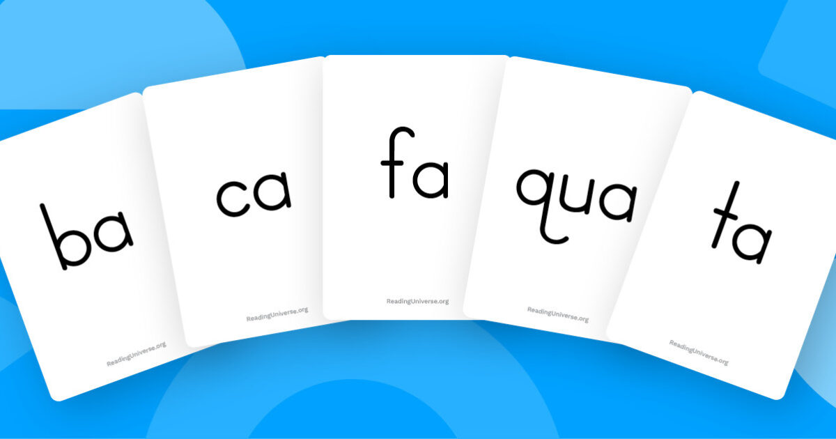 Resources for Teaching Open Syllables | Reading Universe