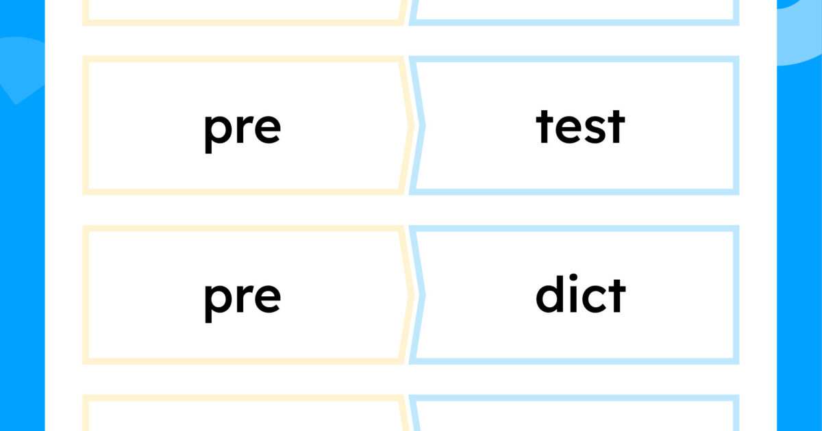 Explicitly Teach the Prefix 'pre-' | Reading Universe