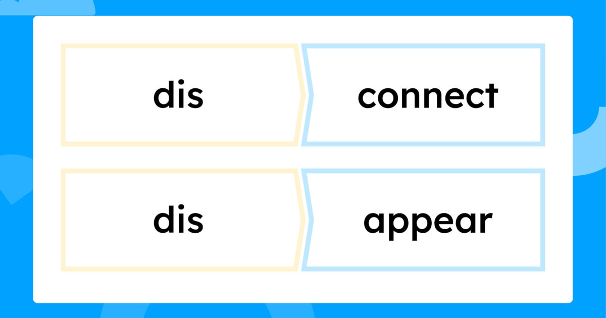Explicitly Teach the Prefix 'dis-' | Reading Universe
