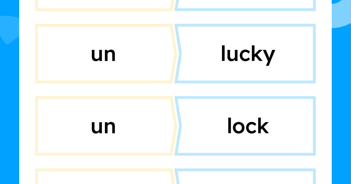 Explicitly Teach the Prefix 'un-' | Reading Universe