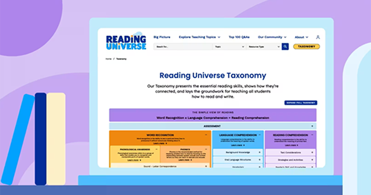 Taxonomy Weta Reading Universe