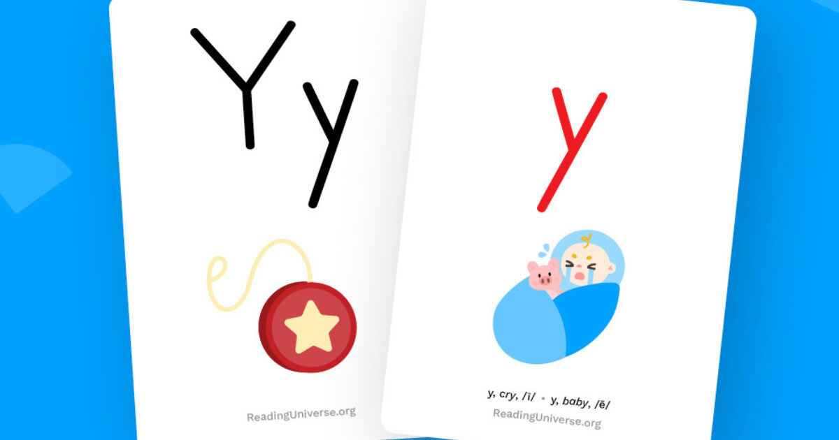 Resource Hub: Teaching 'y' as a vowel | Reading Universe