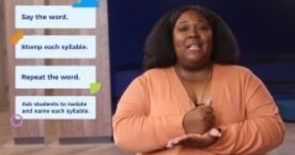 Video: See Syllable Awareness in the Classroom | Reading Universe