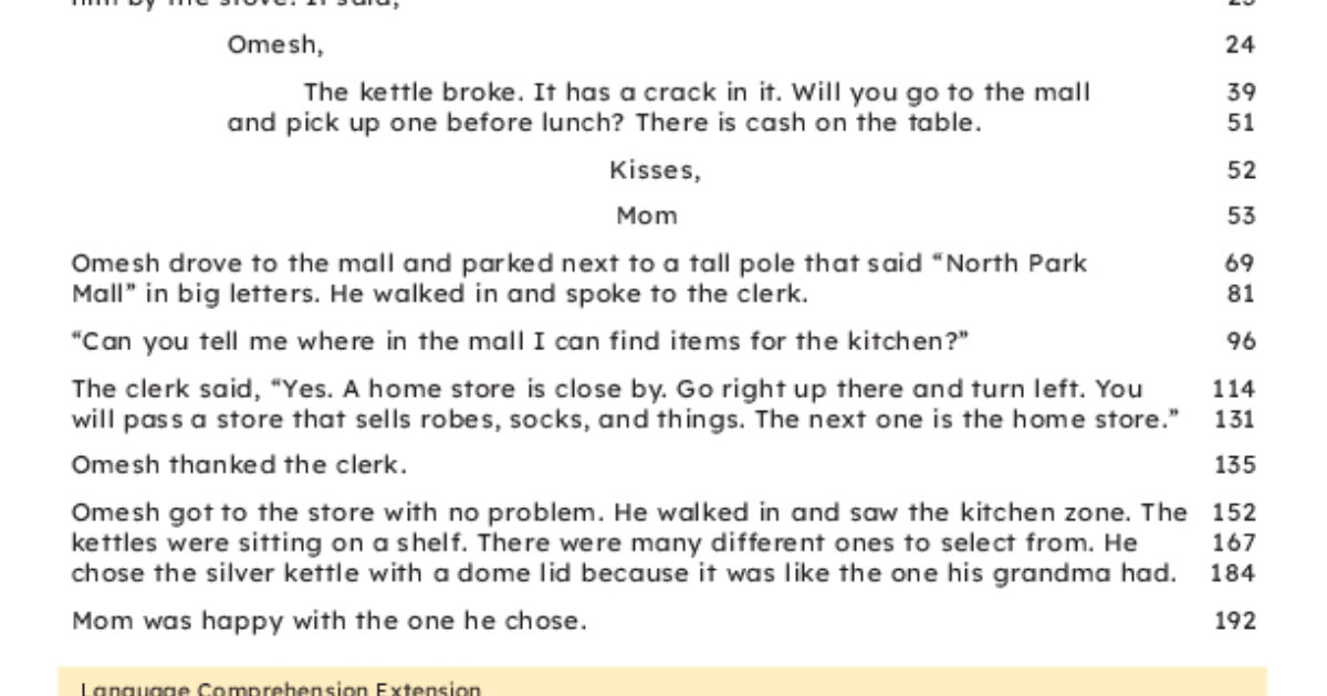 Reading Universe | Decodable — A Trip to the Home Store