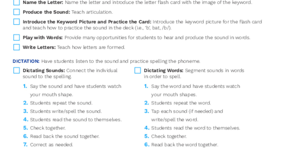Reading Universe | Lesson Checklist for Introducing a New…