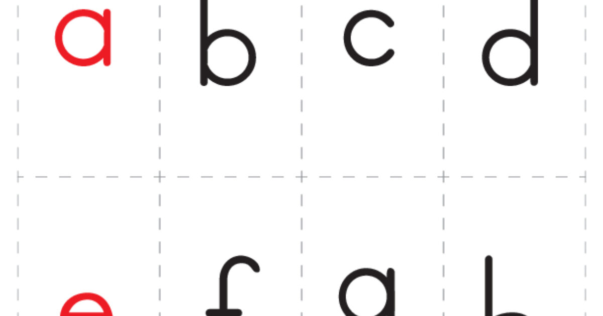 Reading Universe | Lowercase Letter Flash Cards without Keyword…