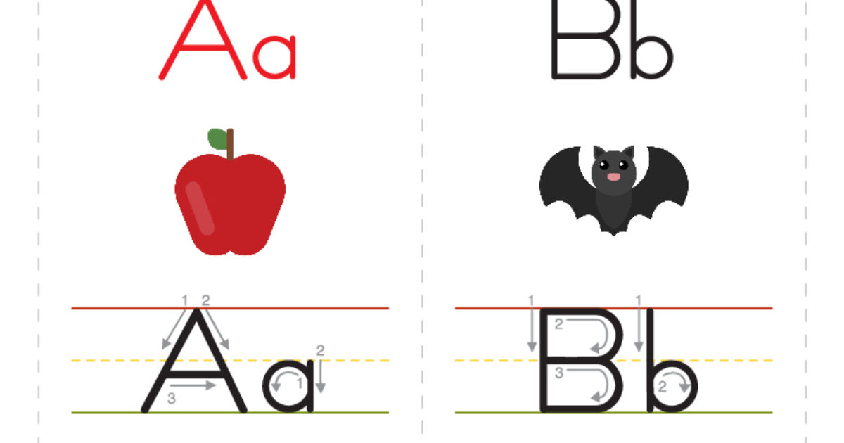 Reading Universe | Letter Flash Cards with Pictures and Handwriting…