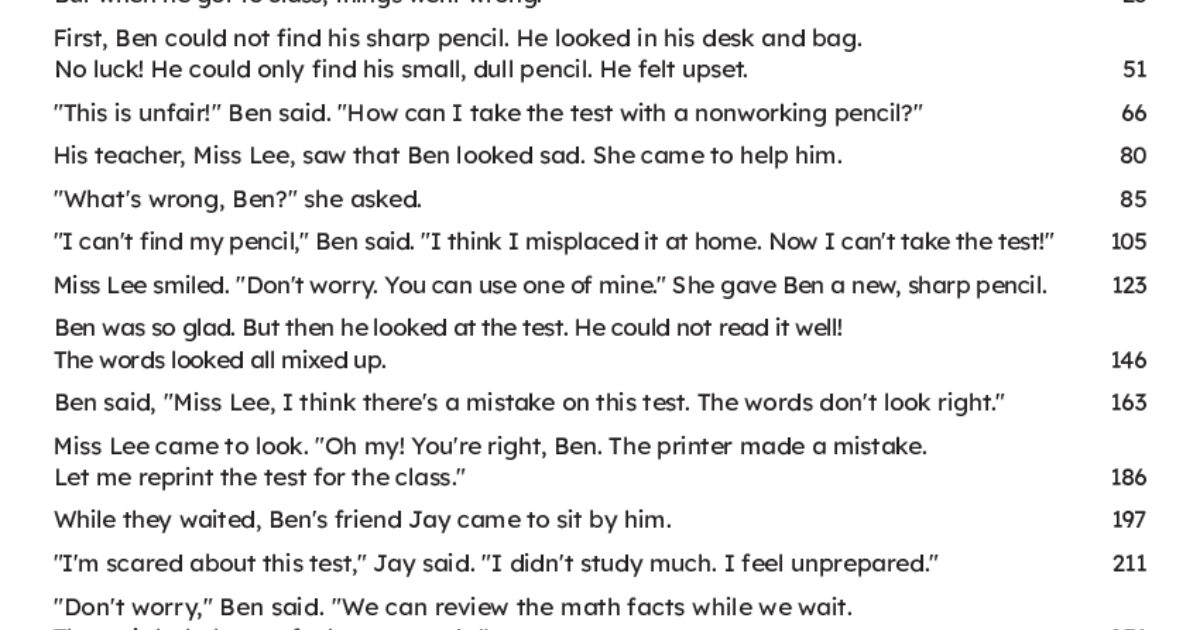 Reading Universe | Decodable — The Big Test