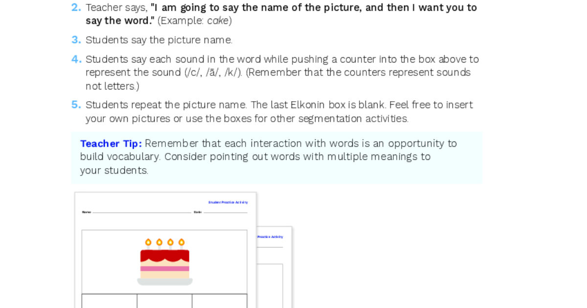 Reading Universe | Long Vowel Elkonin Boxes