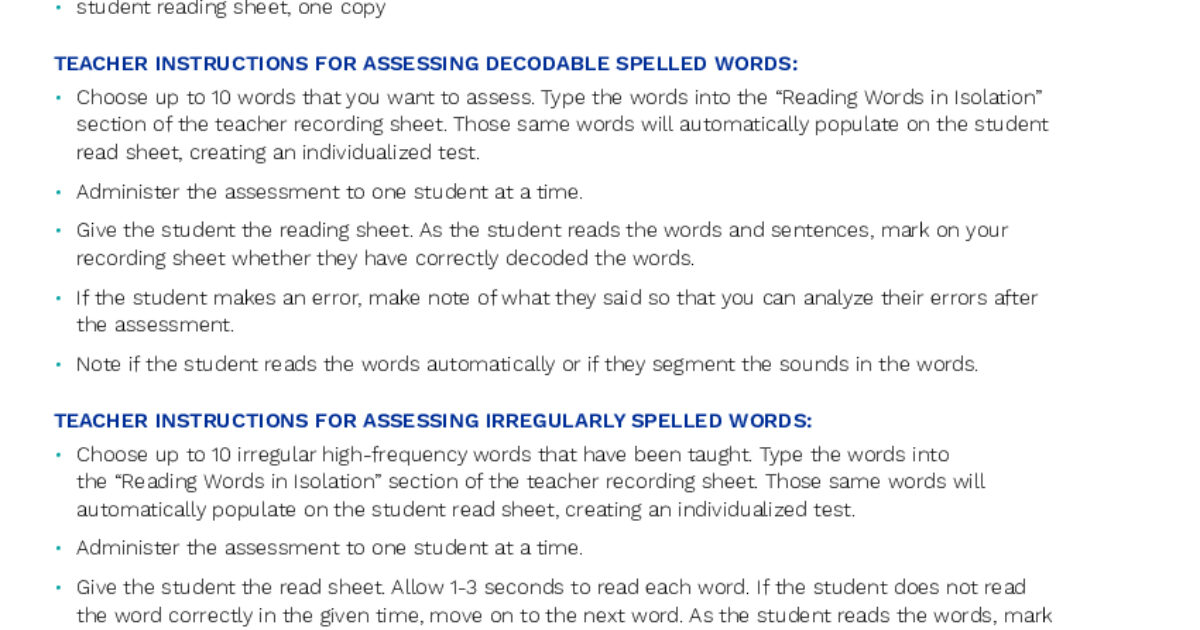 Reading Universe | Build Your Own Reading Assessment