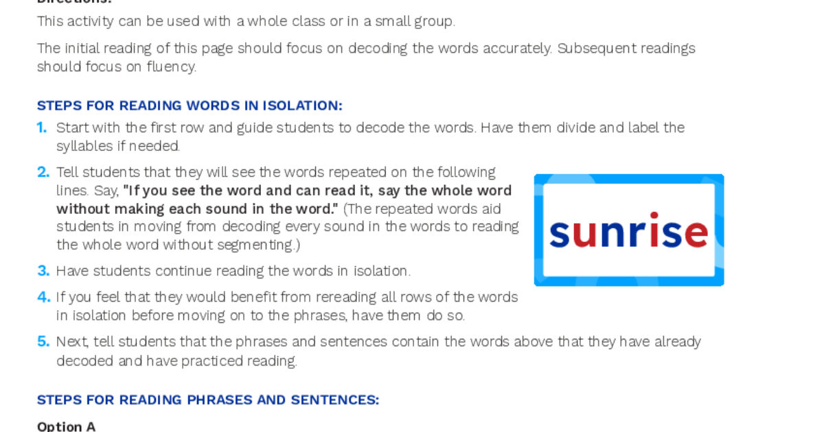 Reading Universe | Multisyllabic Words with Magic ‘e’: Student Read…