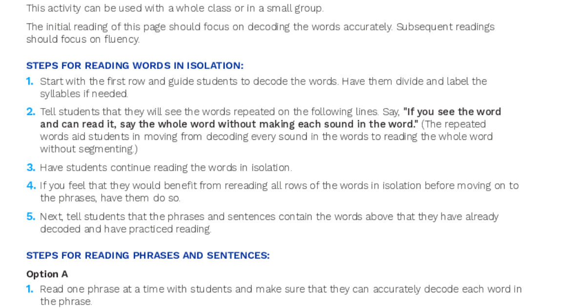Reading Universe | Multisyllabic Words with V/CV and VC/V Pattern:…