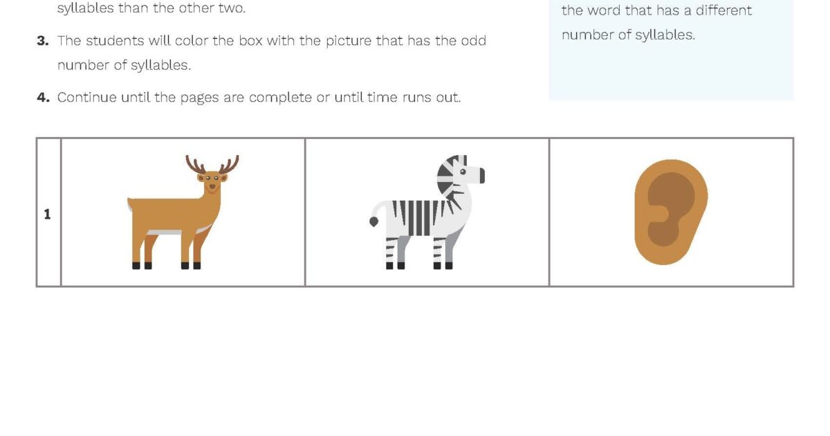 Reading Universe | Student Practice Activity: Odd One Out