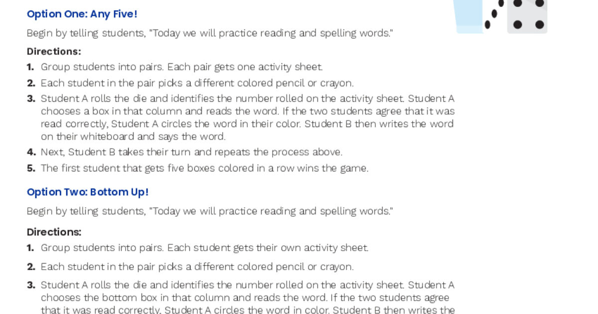 Reading Universe | Roll & Read with Consonant Digraphs