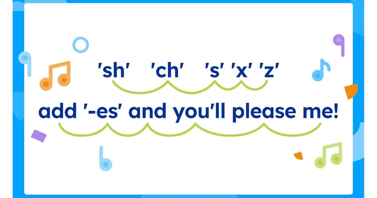 Reading Universe | The Suffix ‘-es’ Chant Printout